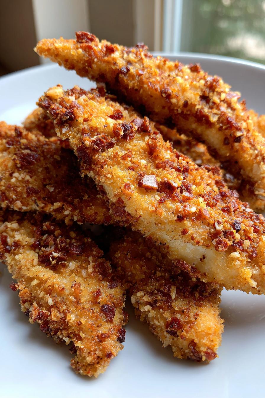 Amazing 5 Crispy Pecan Crusted Chicken Tenders - Home Cozy Magic