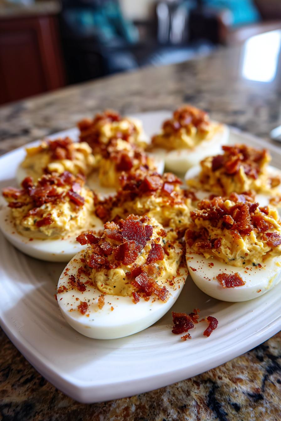 Amazing bacon deviled eggs: 6 simple steps - Home Cozy Magic