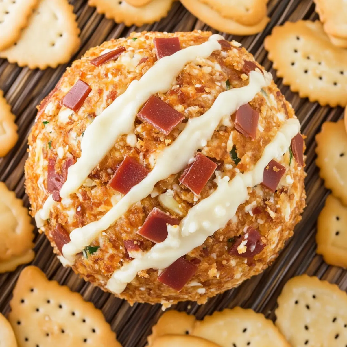 Irresistible Easy Cheeseball Recipe Loaded with Jalapeño Popper Flavor